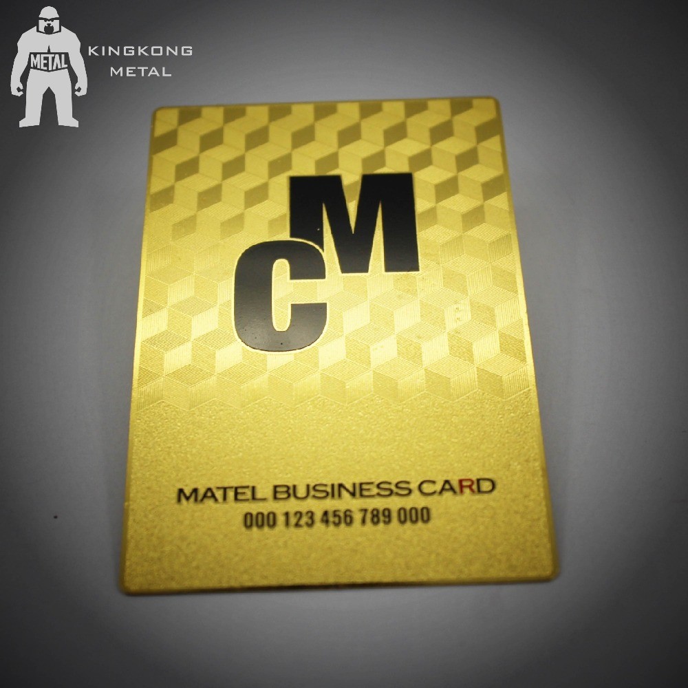 Gold Membership VIP Metal Business Card VIP Card Made By Stainless ...